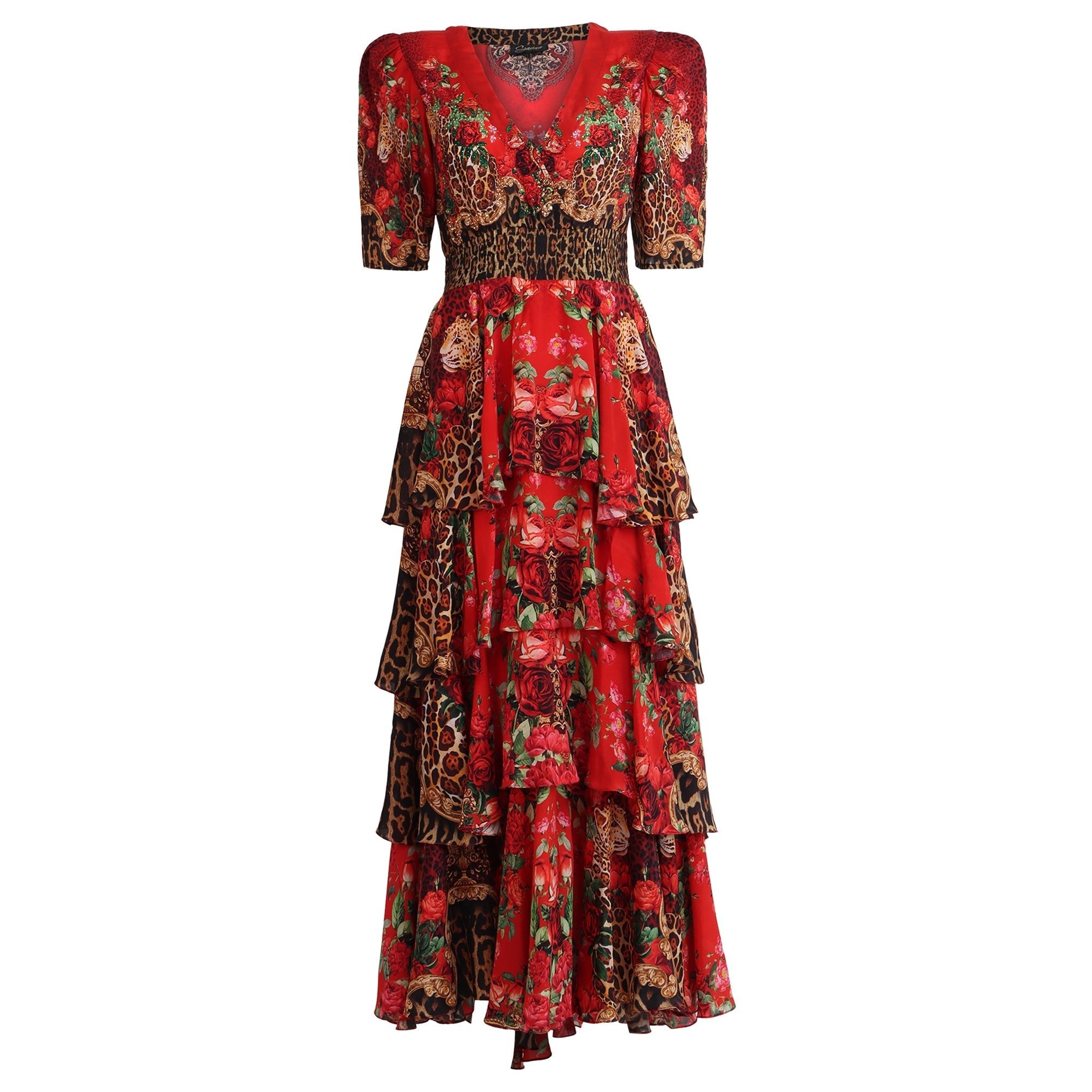 ROUGE CROSS OVER MAXI DRESS – Zariaah